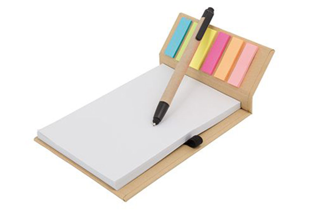 Bloc note stylo personnalisable express logo publicitaire livraison rapide